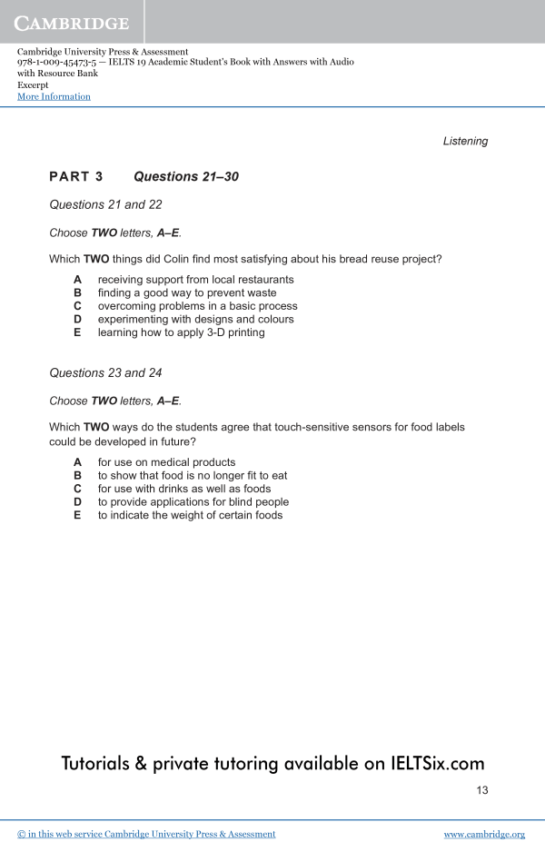 Cambridge IELTS 19 | Complete Guide with Answers & Videos